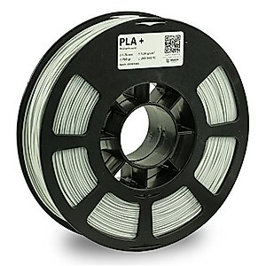 KODAK PLA Plus 3D Printer Filament,1.75mm +/- 0.02 mm, 750g (1.7lbs) Spool, Silver