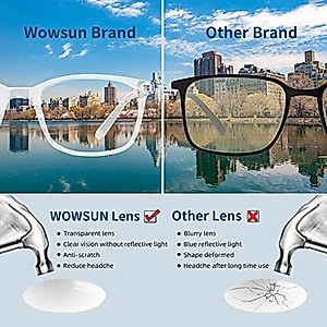 Blue Light Glasses for Women Men Non-Prescription Computer Glasses Frame
