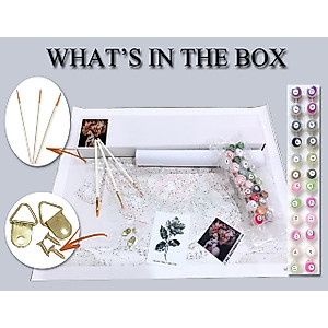 Art Knitting Paint by Number for Adults Beginner Students Kids, Gift Choice, DIY Acrylic Painting for Room Décor Canvas Roll- Pin-up Girl (SZ067)