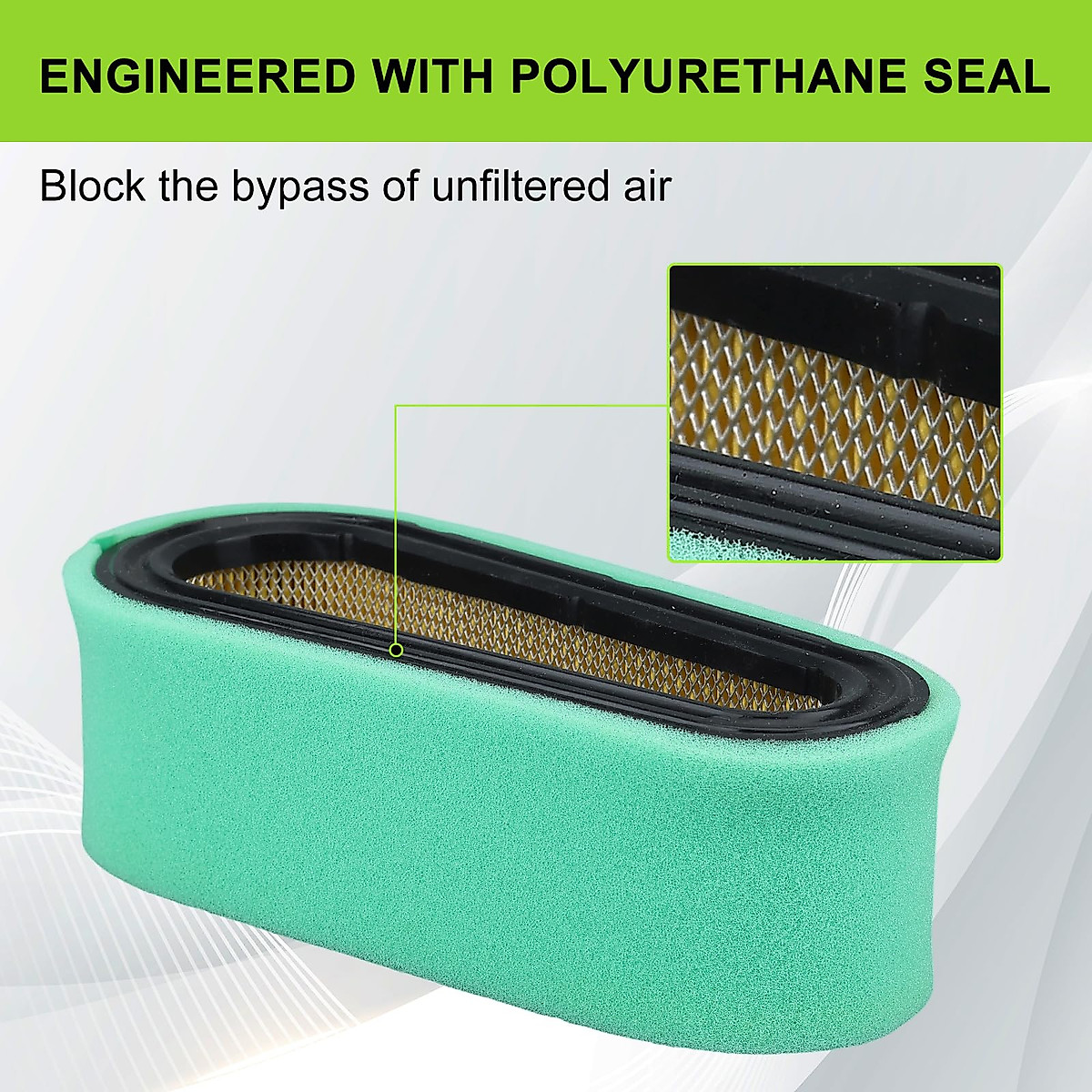 Harbot 493910 691667 Air Filter with 272477S 272477 Pre Cleaner Fuel Filter for BS 28A702 28B702 28B707 8.5HP - 11.5HP Vertical Engine Cub Cadet Toro Lawn Tractor