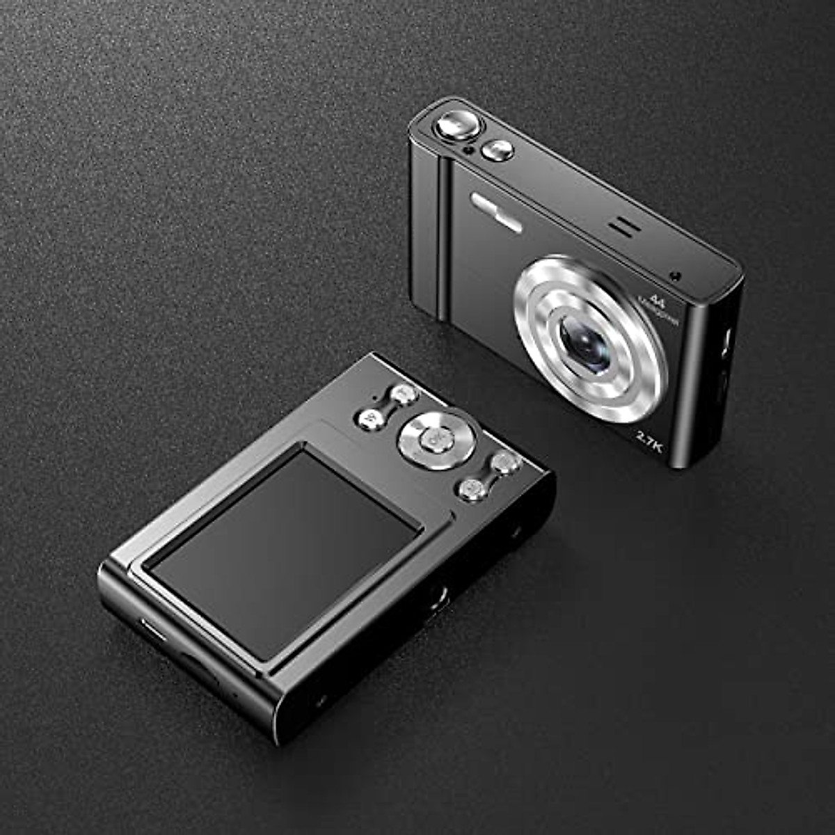 Haibinsuo Digital Recording Camera 16x Zoom -Compatible Display Portable Camera Photography Tools High Performance Black