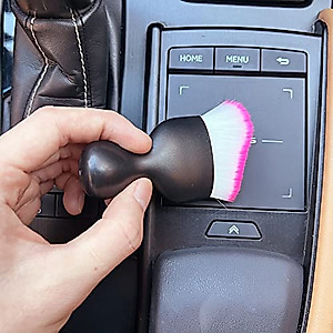 Filiverco 2PCS Car Interior Dust Brush, Car Soft Hair Brush, Car Interior Cleaning Tool for Car Seat, Computer, Dashboard, Air Conditioner Vents