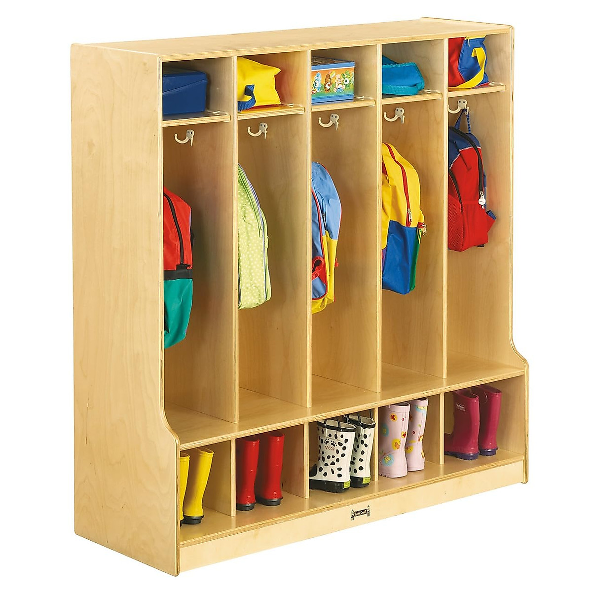 Jonti-Craft 5 Sections Step Coat Locker
