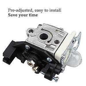 Ferilter SRM 225 Carburetor for Echo GT225 GT225i GT225L PAS225 PE225 PPF225 SHC225 SRM225U SRM225 RB-K93 Trimmer Premium Weed Eater Edger Carb with Tune Up Kit