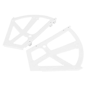 Hinges Accessory, Shoe Rack Hinges, Home Plastic Shoe Cabinet Hinges, Easy to Assemble and Disassemble, for Bedroom, Living Room and Entryway(White)