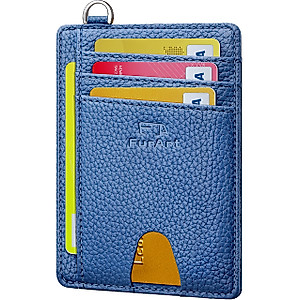 FurArt Slim Minimalist Wallet, Front Pocket Wallets, RFID Blocking, Credit Card Holder for Men & Women