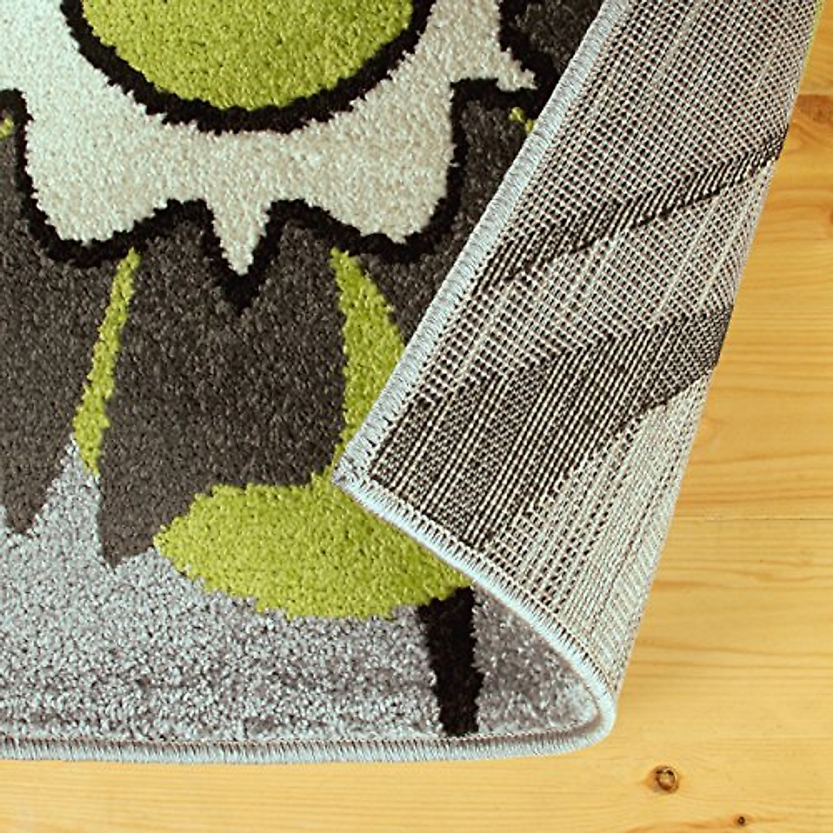 Superior Lana Collection, 6mm Pile Height with Jute Backing, Quality and Affordable Area Rugs, 4' x 6' Grey