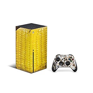 ZOOMHITSKINS Compatible with X1 Series X, Corn Cute Yellow Veggies Cute Unique Cool, Durable, Bubble-Free, Made in USA