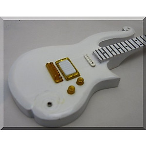 PRINCE Miniature Guitar CLOUD white