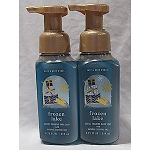 Bath Body 2 Pack bundle Frozen Lake Gentle Foaming Hand Soap 8.75 Ounce bundle