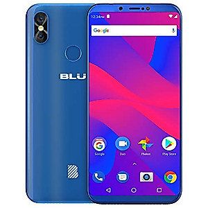 BLU Studio Mega 2018-6.0” HD Unlocked Smartphone with Dual Main Camera -Blue