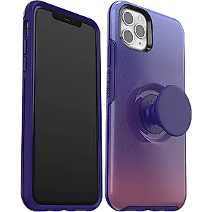 OTTERBOX OTTER + POP SYMMETRY SERIES Case for iPhone 11 Pro Max -Synthetic Rubber, Kickstand, VIOLET DUSK