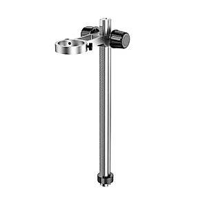 10 Inch Digital Microscope Stand OBR01, Universal Adjustable Base Stand Holder Desktop Support Bracket for Max 1.38" Diameter, Opqpq Aluminum Alloy Microscope Magnifier Loupe Bracket