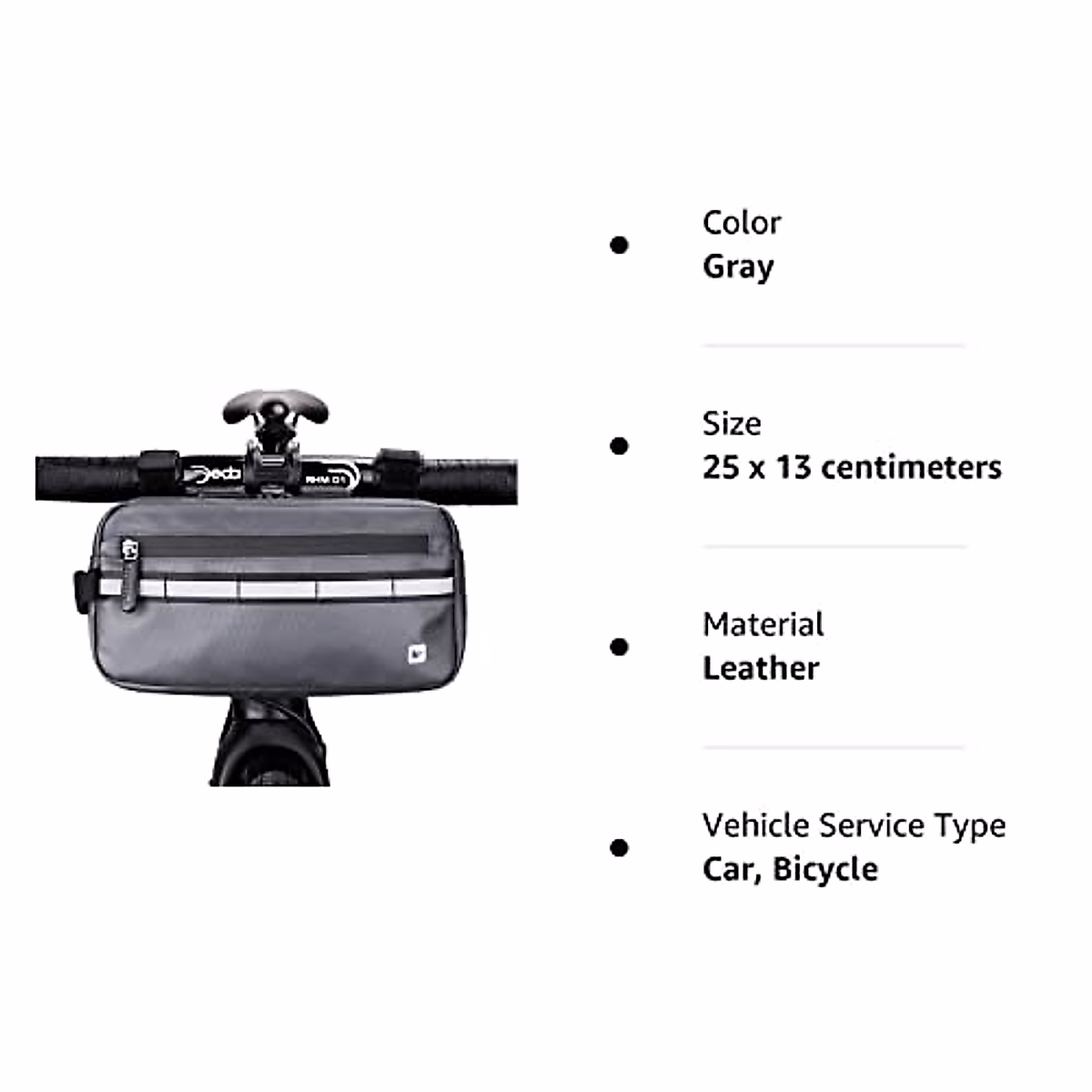 Rhinowalk Bike Bag Waterproof Bike Handlebar Bag,Bike Basket Bicycle Front Bag Shoulder Bag Waist Bag for Sport Bicycle Professional Cycling Accessories-Gray