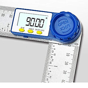 N/A 200mm Digital Angle Ruler Protractor Angle Finder Stainless Steel Inclinometer Goniometer Electronic Angle Measurement Tool