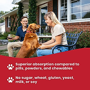 100% Natural Glucosamine for Dogs - 32oz Glucosamine Chondroitin for Dogs - Msm Dog Joint Supplement - Dog Glucosamine - Dog Hip and Joint Supplement - Joint Supplement for Dogs Made in USA (32 oz)