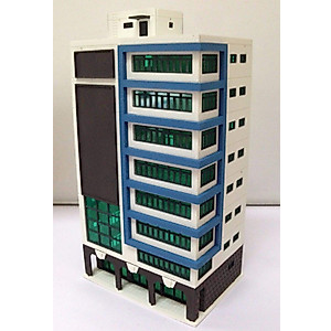 Outland Models Railway Colored Modern City Building Tall Shopping Mall N Scale