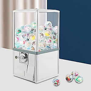 Commercial Bulk Vending Machine, Candy Gumball Toy Bubble Capsule Gum Machine Bank, Coin Gumball Dispenser Machine for Gift, for Game Stores and Retail Stores