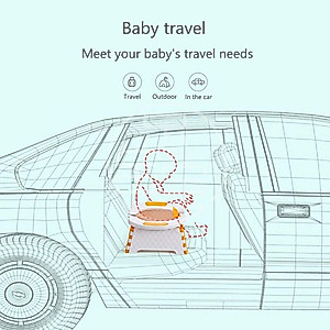 Potty Training Seat for Toddlers/Baby Foldable Toilet Child Travel Potty in Car Camping Potty Chair Seat with 30 Pcs Travel Bag, Toddler Potty Chair for Travel Home Car Camping