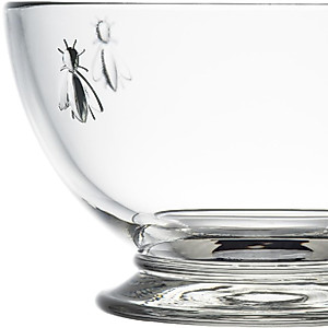 La Rochere Napoleon Bee Bowl (Set of 6), 9 oz, Clear