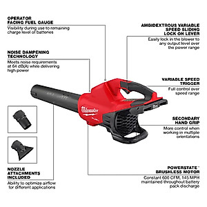 Milwaukee 2824-20 M18 Fuel™ Dual Battery Blower