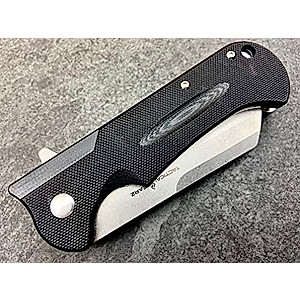 TACTICAL GEARZ G10 Pocket Knife! TG Eros, G10 Handle! Razor Sharp Stonewashed D2 Steel Blade! Ball Bearing Pivot System! Includes Sheath! (Eros)