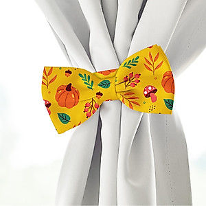 JarThenaAMCS 12Pcs Fall Cotton Fabric Bundles Pumpkin Maple Leaf Mushroom Acorn Fat Quarters Autumn Thanksgiving Quilting Patchwork for DIY Craft Home Party Decor, 18 x 22 Inch