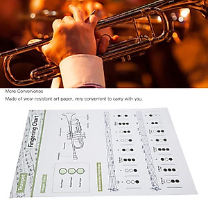 Trumpet Chord Chart Chords Reference Poster Scales Reference Fingering Practice Chart(Trumpet Chord Chart (Large Size))