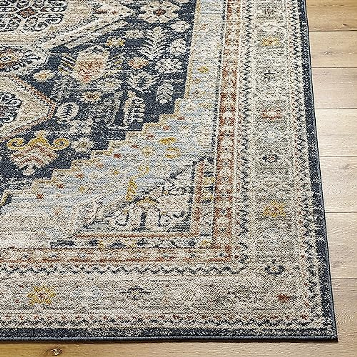 BoutiqueRugs Kouta Traditional Area Rug - Natural Gray - 9' x 12'2"