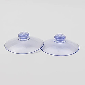 Smalibal 20Pack Clear Suction Cups with Hooks PVC Plastic Transparent Sucker Hanger for Daily Home Decoration and Organization Transparent