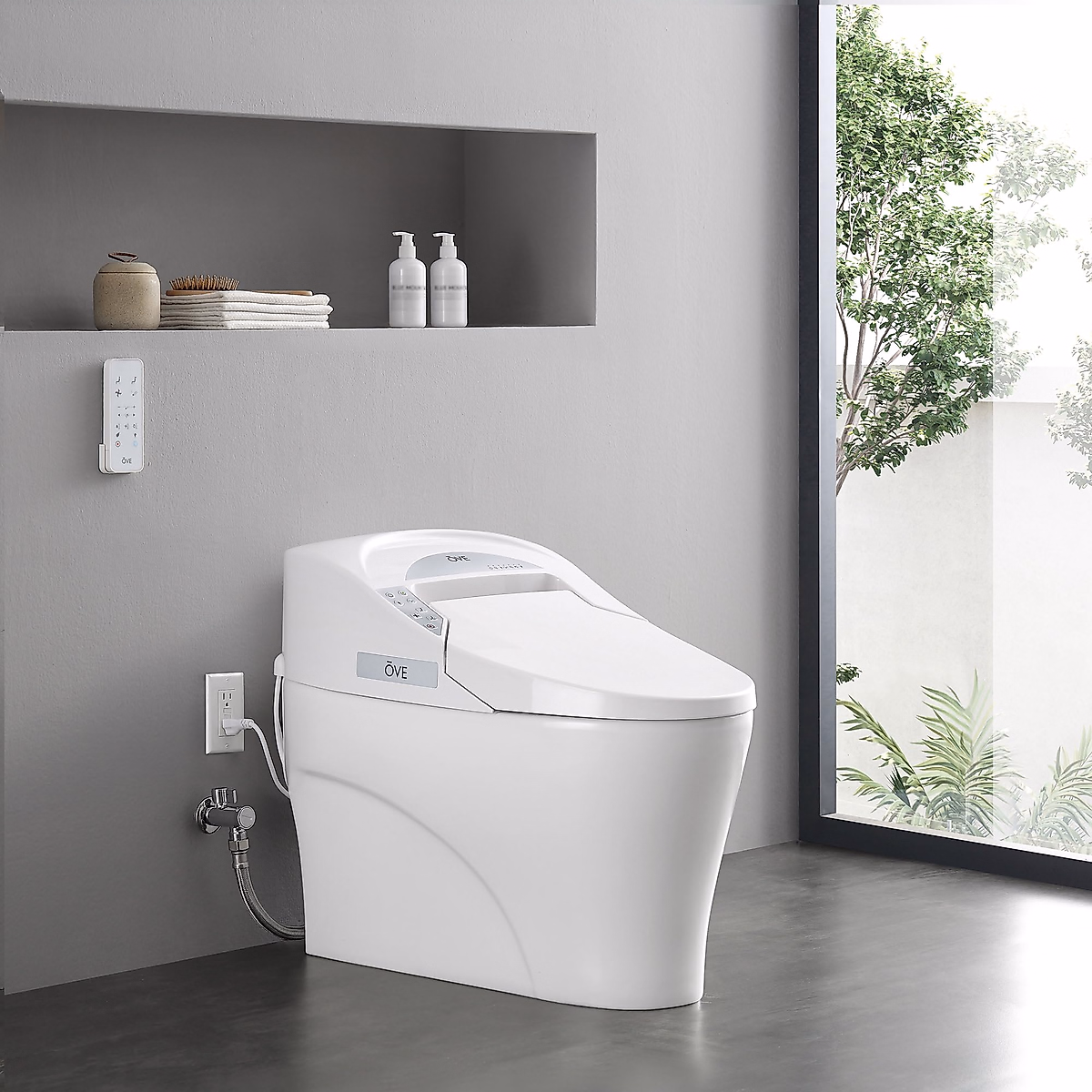 Miseno MT-YOSE32-15WST Yosemite 1.27 GPF One-Piece Elongated Toilet – Bidet Seat Included - White