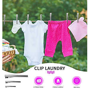 WSYUB 170 Pcs Alligator Hair Clips for Bows, Silver Bulk Duck Bill Hair Clips, 4 Sizes, Styling Clips for Thick &Thin Hair or DIY Bows Make