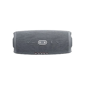 JBL CHARGE 5 - Portable Bluetooth Speaker with IP67 Waterproof and USB Charge out - Gray (Renewed)