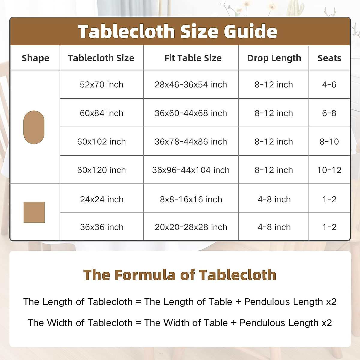 Nacuci Oval Tablecloth 60x102 Inch Polyester Fabric Table Cloth Solid White Heavy Duty Table Cover Washable for Dinning Kitchen Home Party