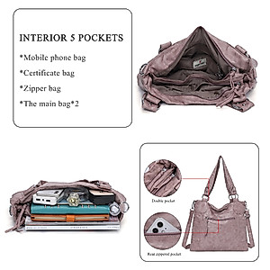 Angel Kiss Hobo Purses for Women Multi-Color Striped Lattice Cross Body Shoulder Purse Bag Tote Handbag