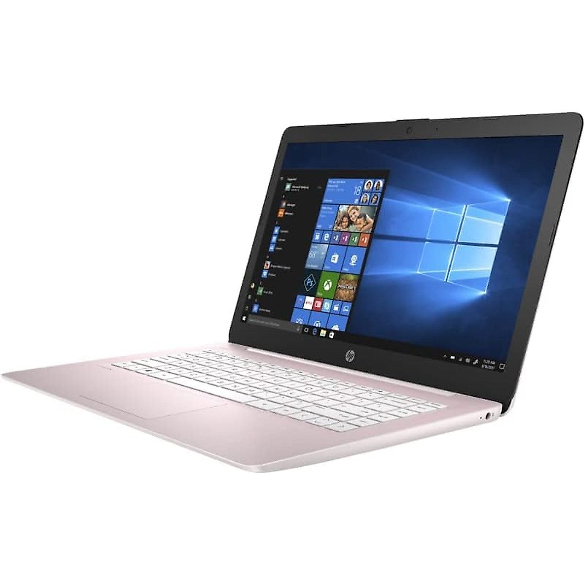 HP Stream Laptop 14-cb122ds 14-inch HD Notebook Intel Celeron N4020 4GB DDR4 RAM; 64GB eMMC Computer Storage, Wifi Bluetooth HDMI, Windows 11 Home S, Rose Pink (Renewed)