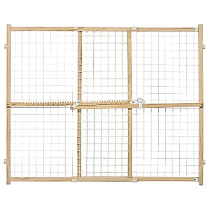 MidWest Homes for Pets Wire Mesh Pet Safety Gate, 32 Inches Tall & Expands 29-50 Inches Wide