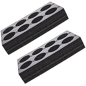 Cabilock 2pcs Pearl Cotton Cup Holder Drink Tray Disposable Coffee Tray to go Drink Holder Coffee Carrier Coffee Cup Rack Drink Carrier Fixture epe Pearl Cotton Foam Milk Tea