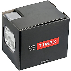 Timex Women's Easy Reader 30mm Watch – Gold-Tone Case Cream Dial with Black Croco Leather Strap