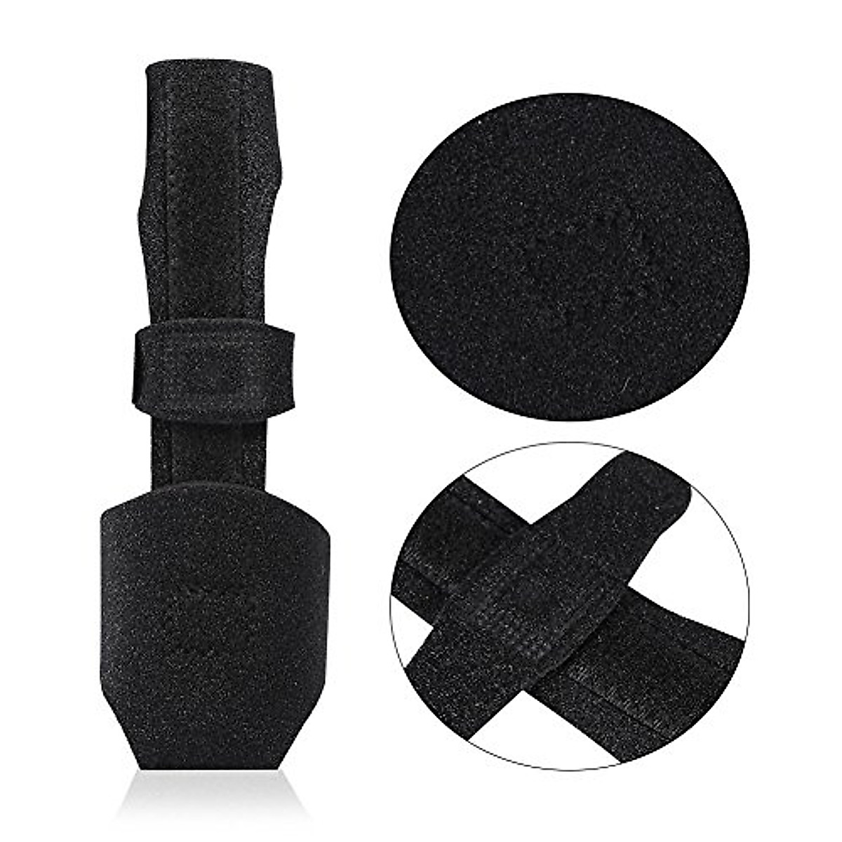 FILFEEL Finger Splint, Adjustable Aluminium Index Middle Finger Splint Hand Support Recovery Brace & Injury Tools