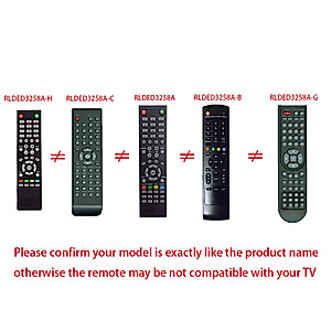 HCDZ Replacement Remote Control for Proscan PLED1962A-C PLED2243A-E PLED2435A-F PLED2435A-H PLED2963A-B PLED5529A-E PLED1960A-D Smart LCD LED HDTV TV