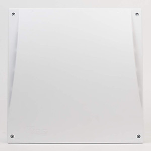 ICC 14” Plastic Structured Wiring Enclosure, Media Enclosure with Voice, Data, and Video Modules with Cover, Recessed Wall Box for Distribution of Networking Services, White