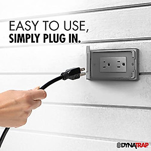 DynaTrap DT2000XLP-TUNSR Large Mosquito & Flying Insect Trap – Kills Mosquitoes, Flies, Wasps, Gnats, & Other Flying Insects – Protects up to 1 Acre