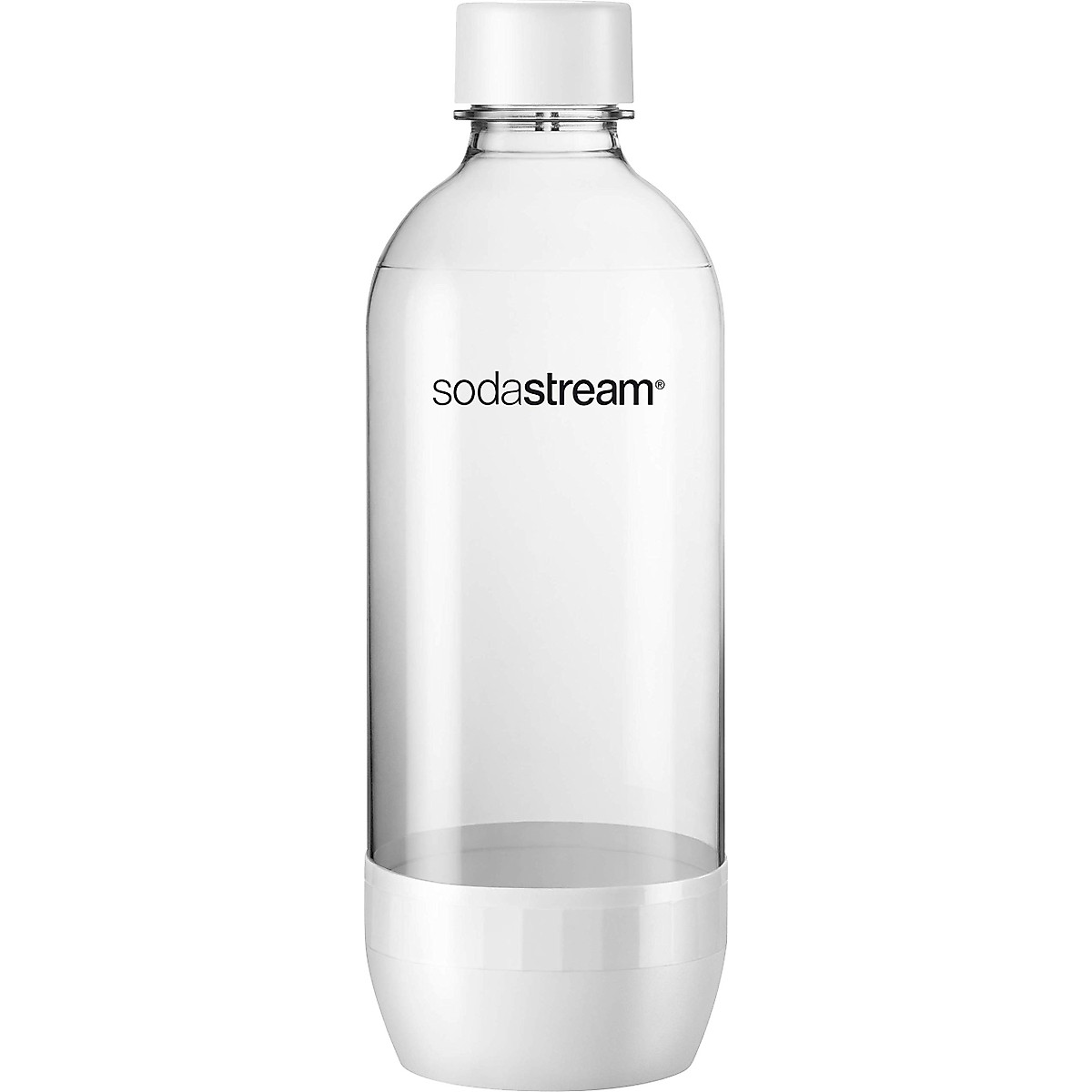 SodaStream Classic Dishwasher Safe Carbonating Bottle, 1L Single, White