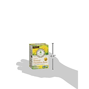 Traditional Medicinals Organic Roasted Dandelion Root Herbal Leaf Tea, 16 Tea Bags (Pack of 6)