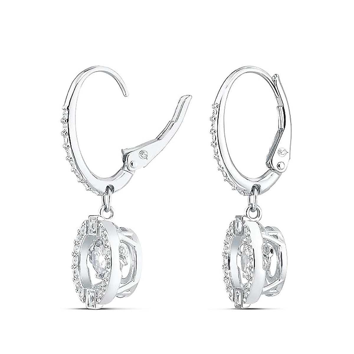 Swarovski Sparkling Dance Pierced Earrings Cz White One Size