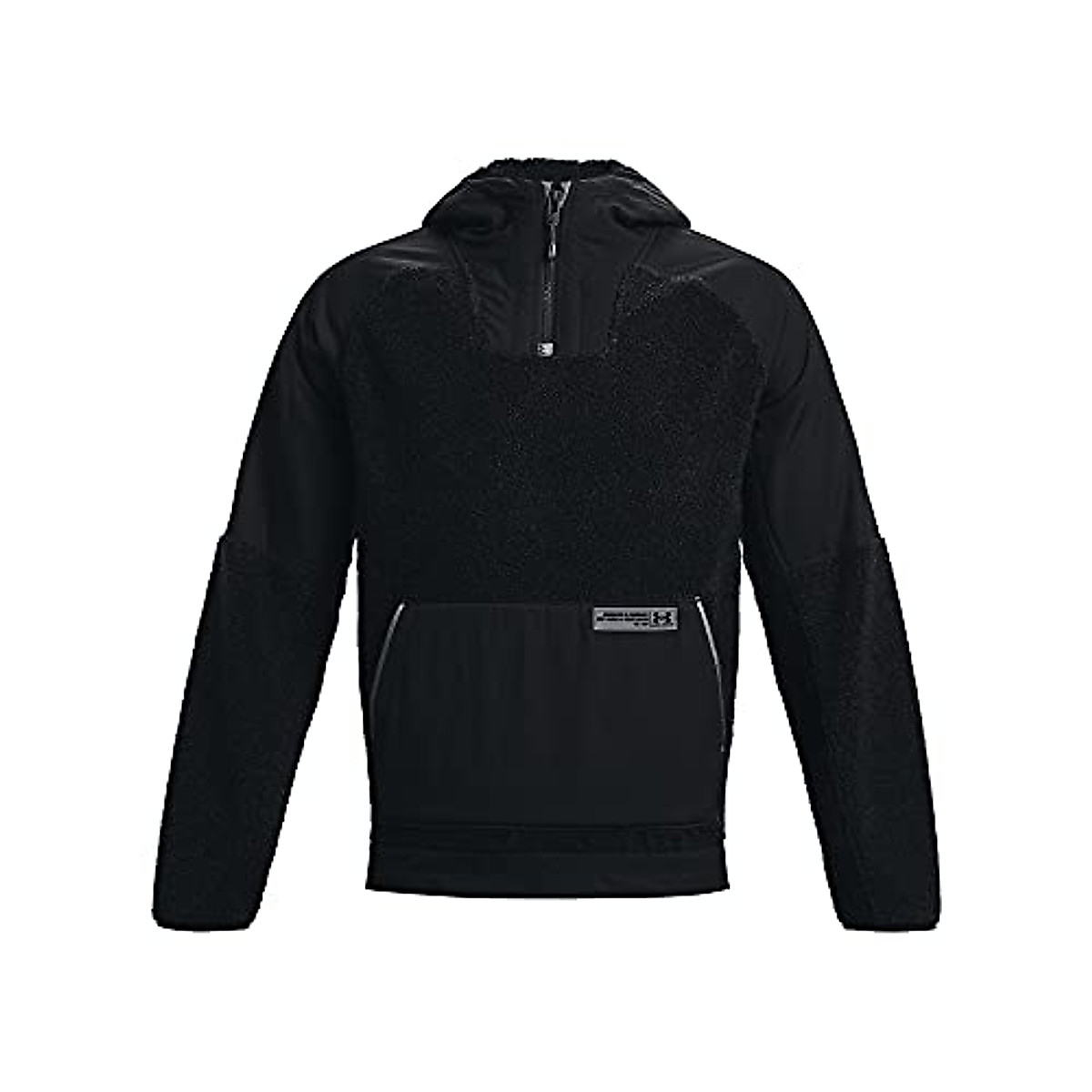 Under Armour mens Mission Boucle Anorak, Black (001)/Pitch Gray, Large