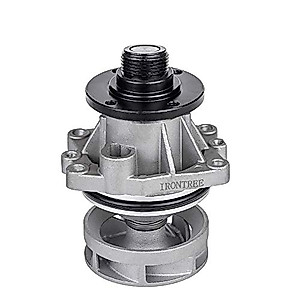 IRONTREE 252-284 Professional Water Pump Kit with Gasket for BMW 320i 323ci 323i 323is 325ci 325i 325is 325xi 328ci 328i 328is 330ci 330i 330xi 525i 528i 530i M3 X3 X5 Z3 Z4, 2.0L 2.5L 3.0L L6 Engine