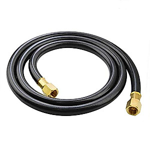 Stanbroil Fire Pit Installation Hose with 1/2" Chrome Key Valve for Propane Gas Connection, 150K BTU Max