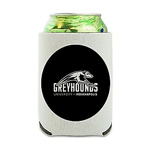 University of Indianapolis Secondary Logo Can Cooler - Drink Sleeve Hugger Collapsible Insulator - Beverage Insulated Holder